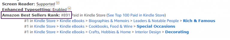 Kindle Sales Calculator - Kindle Ranker
